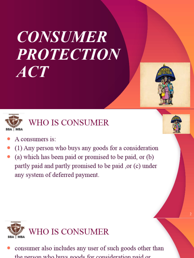 Consumer Protection Act | PDF | Government Of India | Jurisdiction