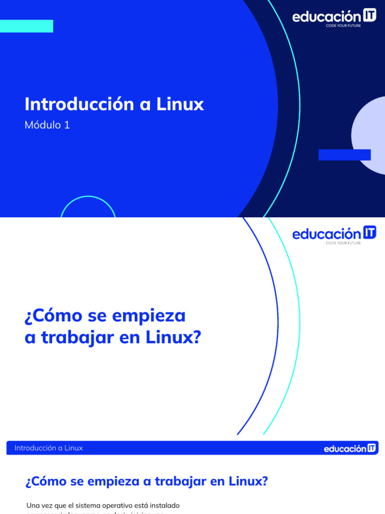 Introduccion A Linux - Iniciar en Linux | PDF