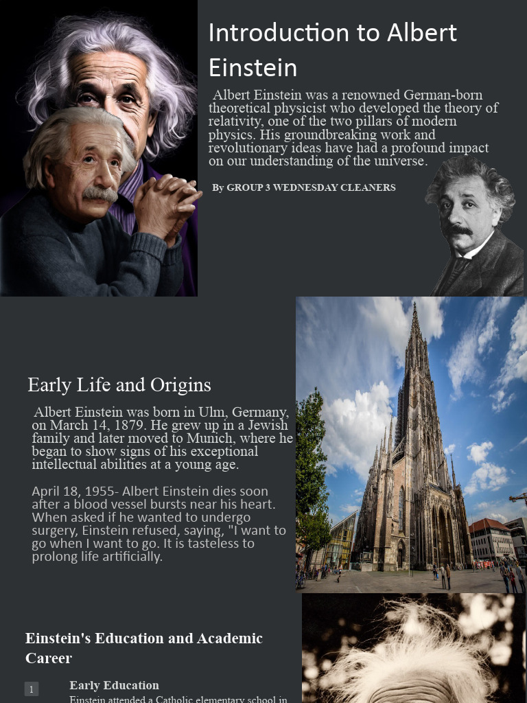 Albert Einstein: Life and Scientific Legacy | PDF | Albert Einstein ...