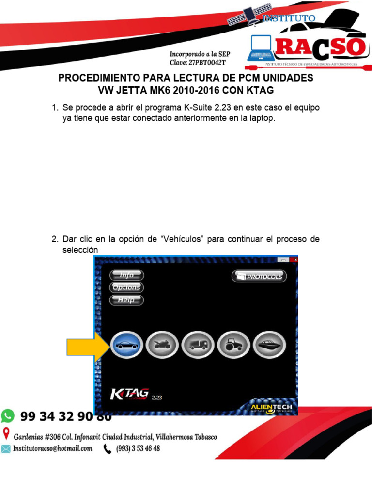 Lectura PCM VW Jetta MK6 con KTAG | PDF | Negocios | Tecnología