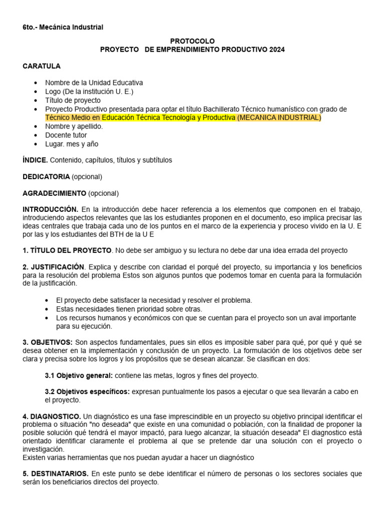 Protocolo de Proyecto 2024 | PDF | Información | Muestreo (Estadísticas)