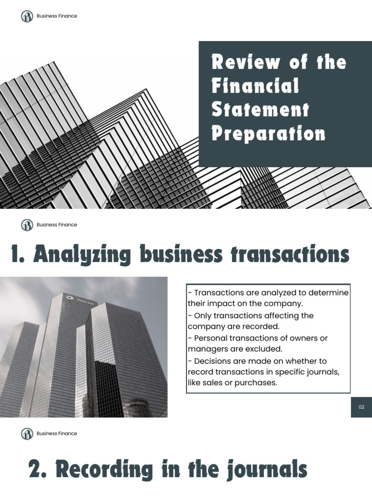 Financial Statement Preparation Guide | PDF | Debits And Credits | Expense