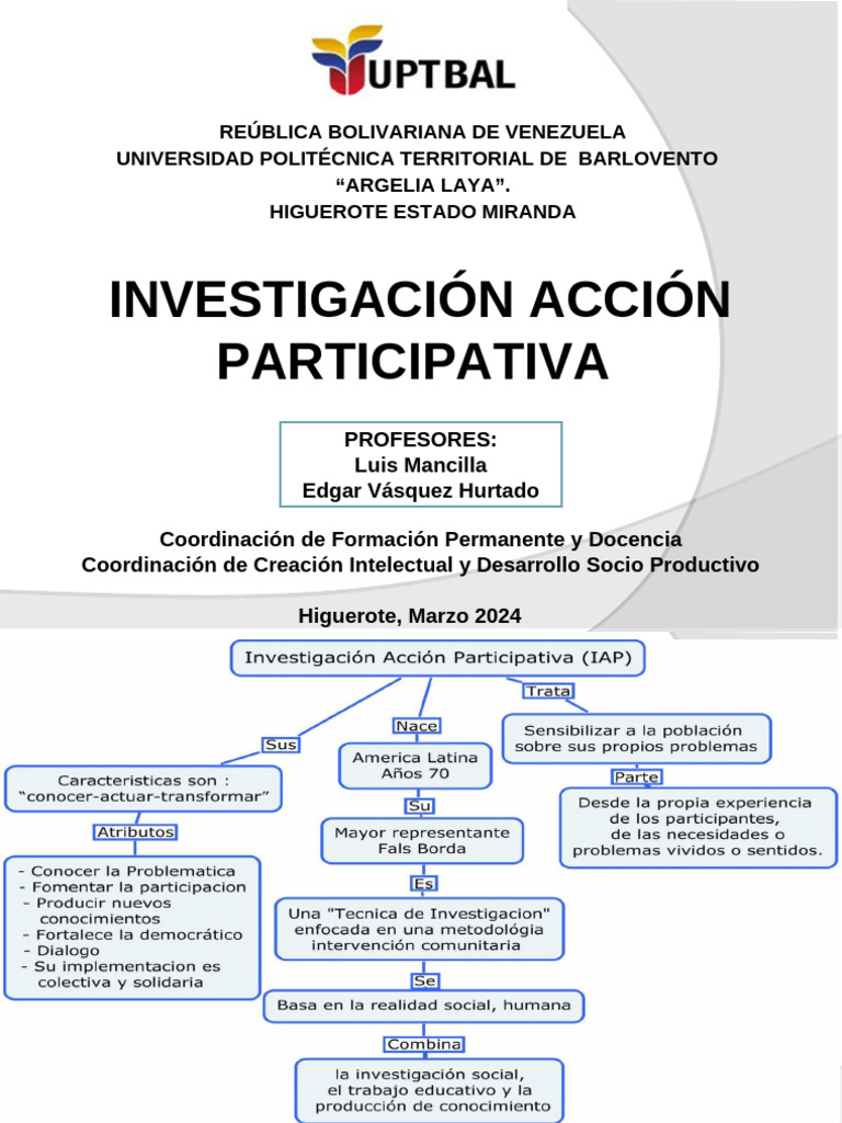 IAP Concepto y Caracteristicas 2024 PDF | PDF | Realidad | Conocimiento