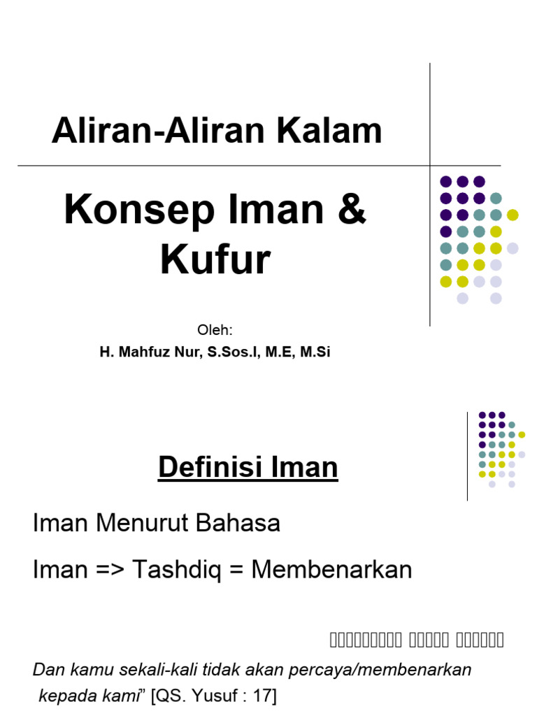 Konsep Iman & Kufur | PDF