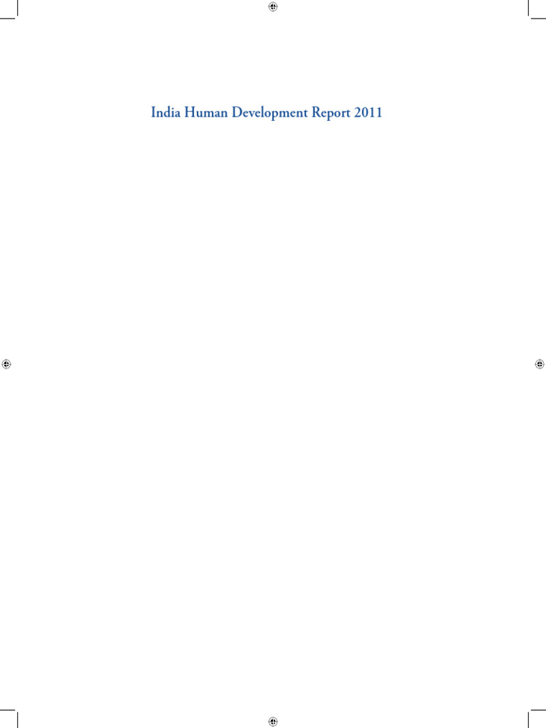 Ihdr 2011 | PDF | Gini Coefficient | Poverty