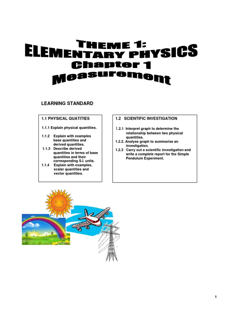 Understanding Physical Quantities in Physics | PDF | Force | Measurement
