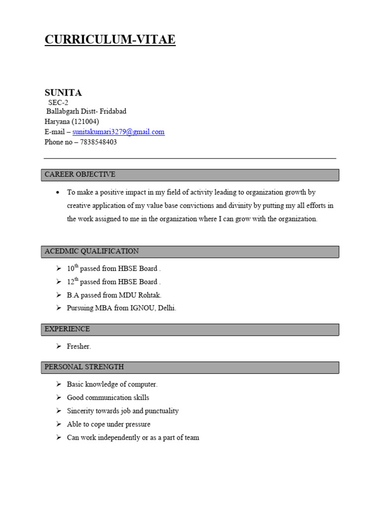 Sunita | PDF