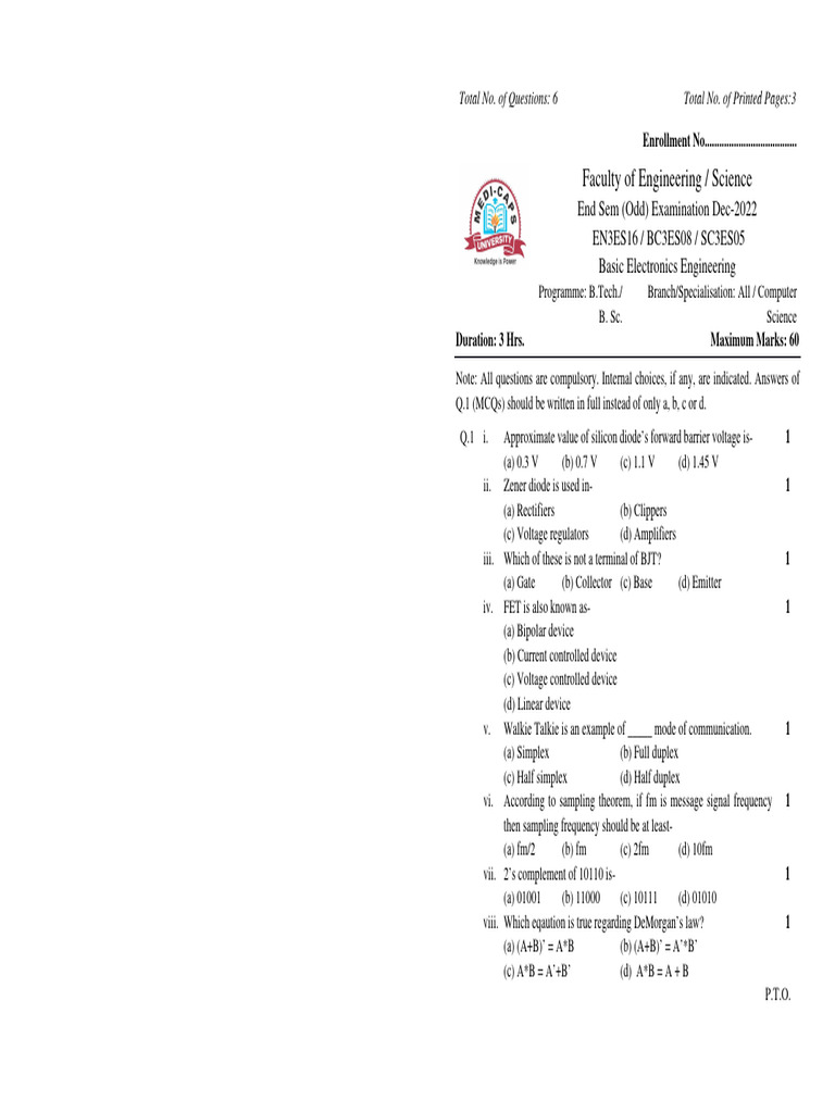 Basic Electronics Engineering 2 | PDF | Bipolar Junction Transistor | Electrical Engineering
