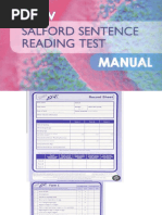 Burt Reading Age Test | PDF