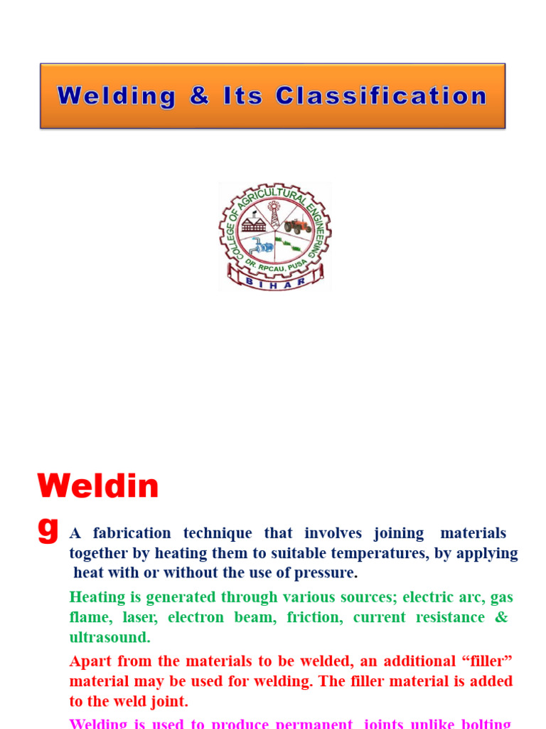 Welding & Classification | PDF | Welding | Construction