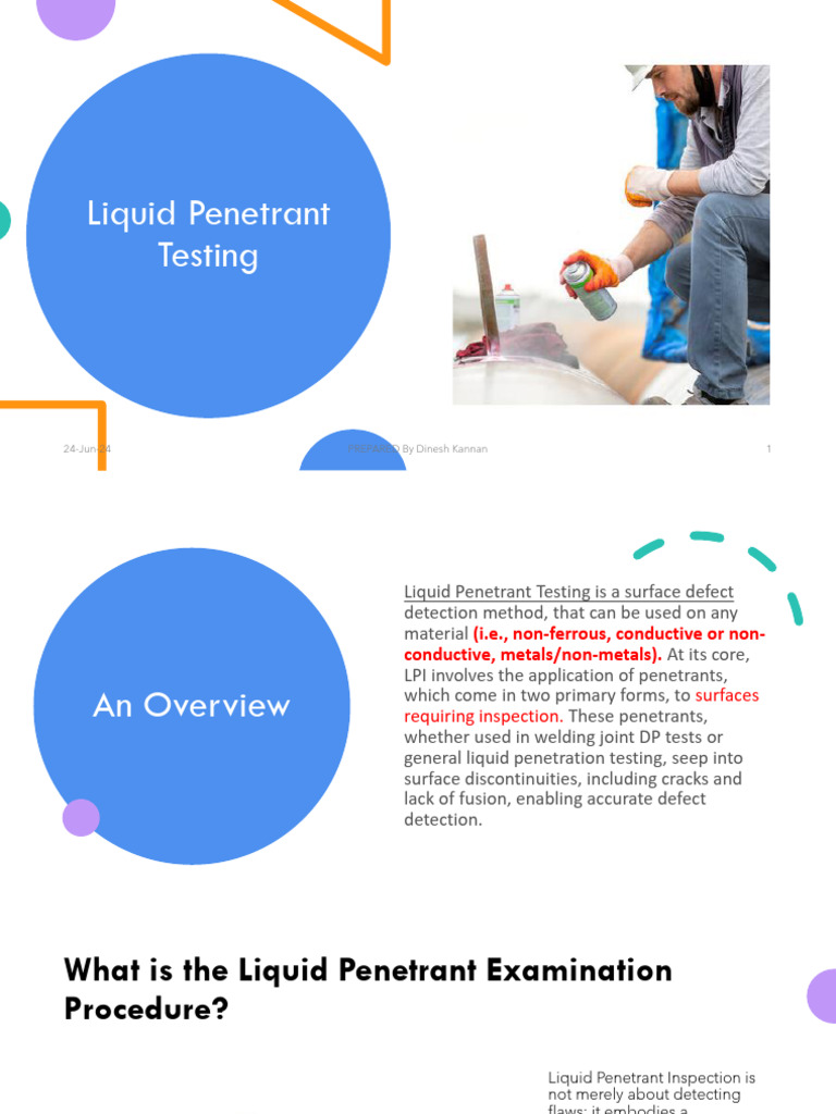 Liquid Penetrant Testing | PDF | Materials