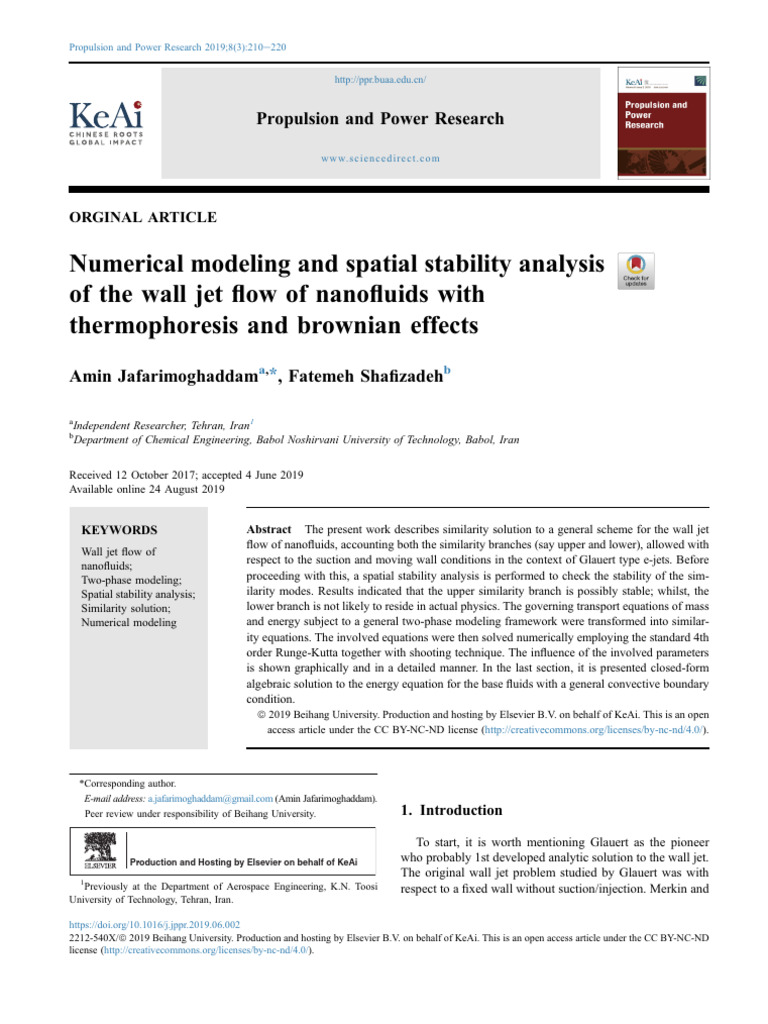 Numerical Modeling and Spatial Stability Analysis | PDF | Magnetohydrodynamics | Equations