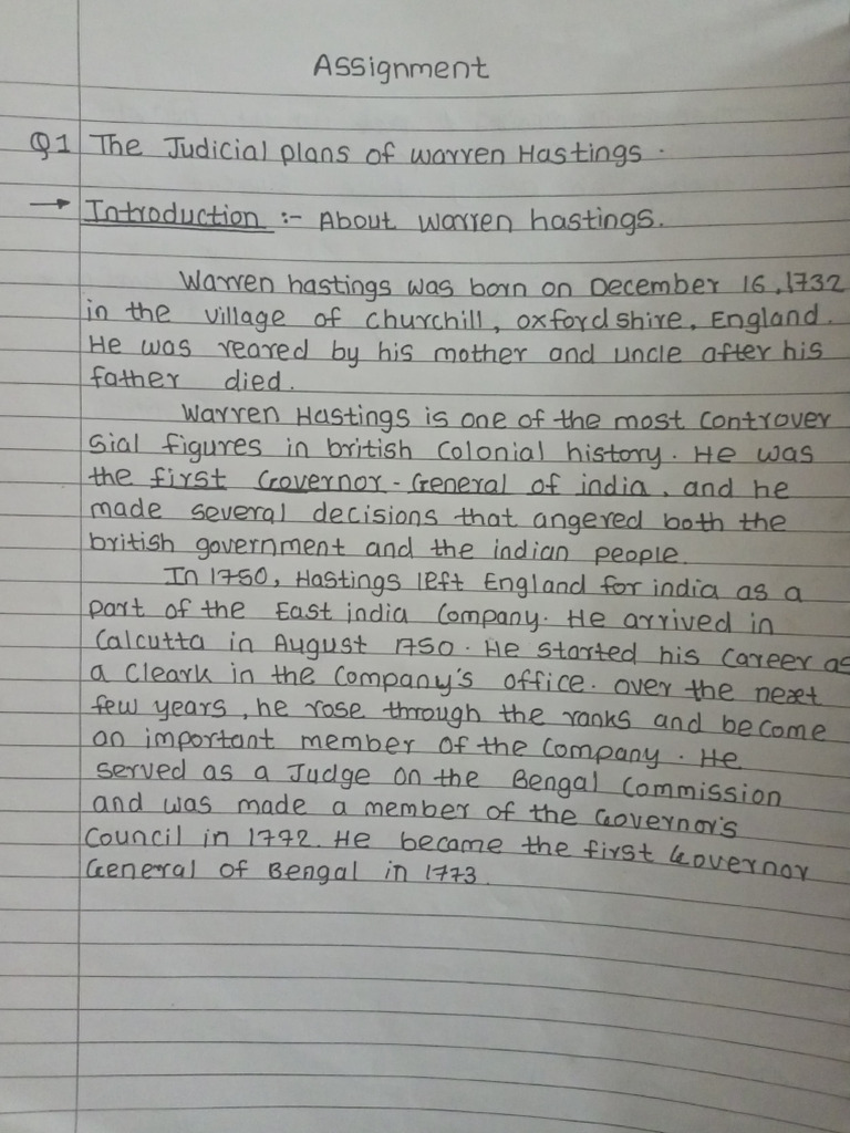 Legal and Constitutional History Assignment Roll No. 98 | PDF