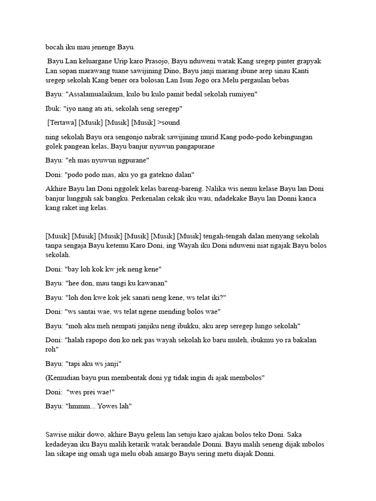 Teks Drama Jawa | PDF