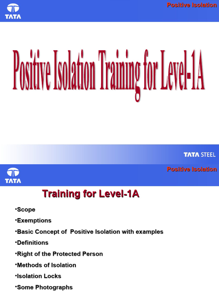 Positive Isolation Level-1A With Rev-02 | PDF | Switch | Vacuum Tube