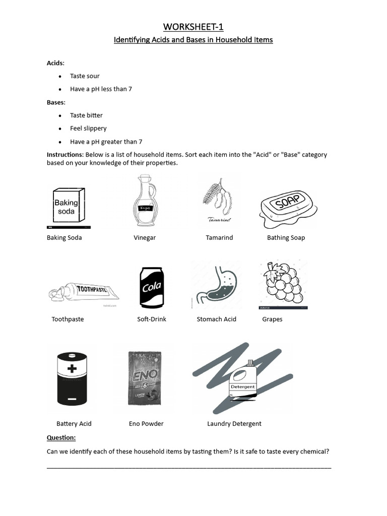 Worksheet 1 | PDF | Cooking, Food & Wine