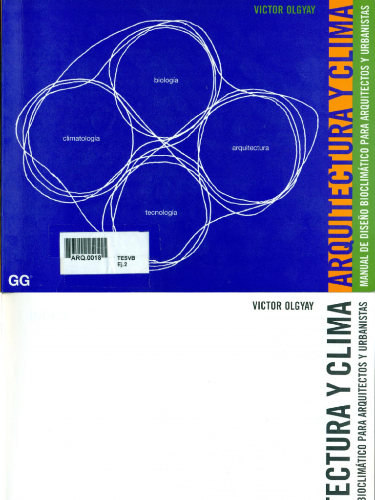 Arquitectura y Clima Victor Olgyay | PDF