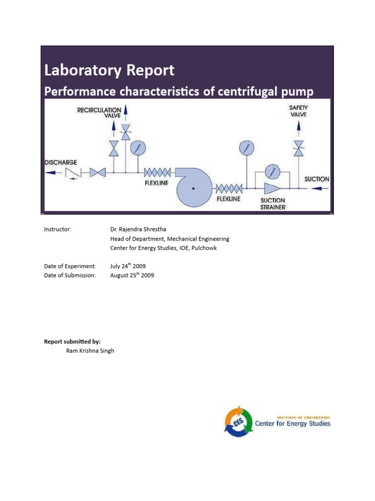 Centrifugal Pump Performance Analysis | PDF | Pump | Mechanics