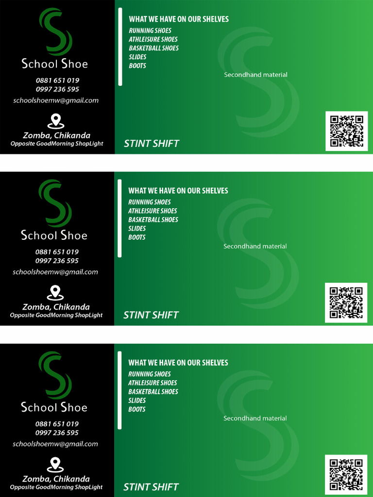 SChool Shoe Print Out | PDF