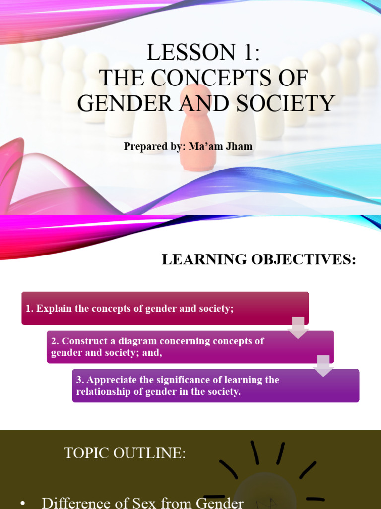 Chapter 1 - Concepts of Gender and Society - Bscrim | PDF | Sexual Orientation | Gender