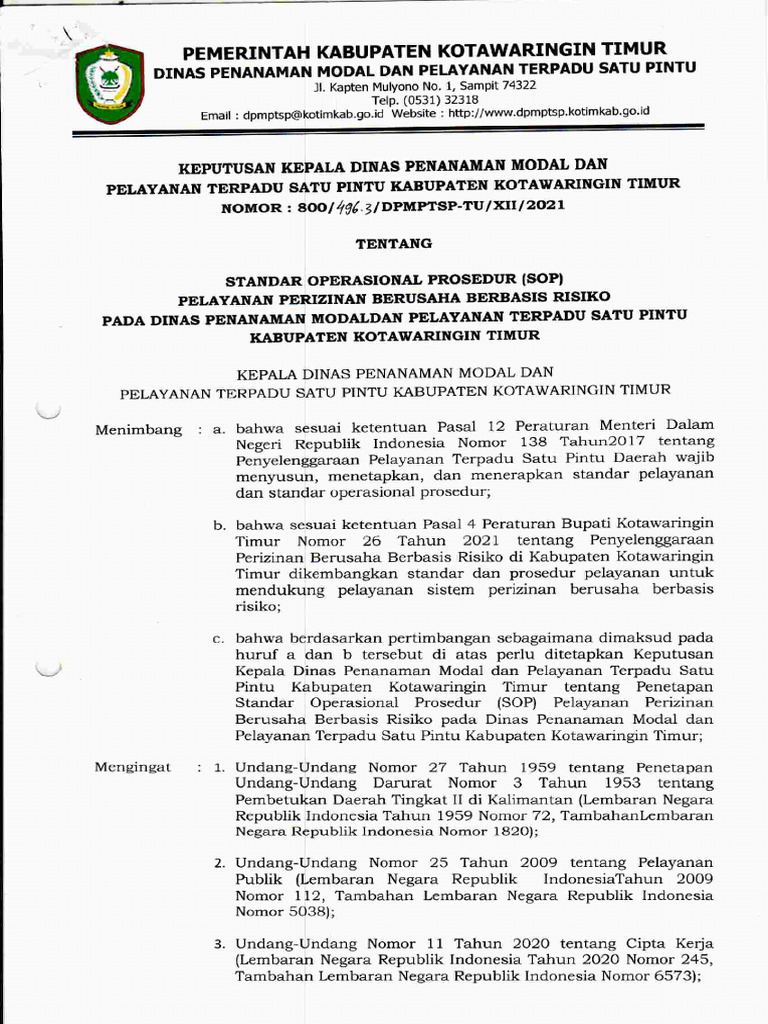 5. SOP OSS RBA | PDF