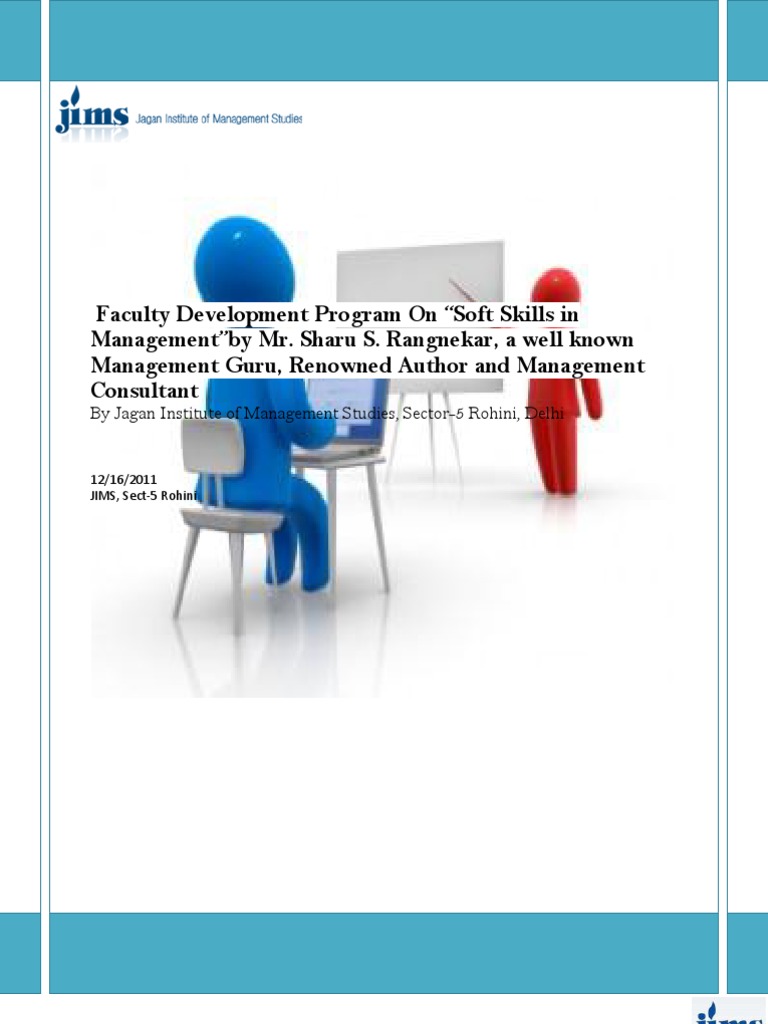 Soft Skills Management FDP by JIMS | PDF | Academia | Science
