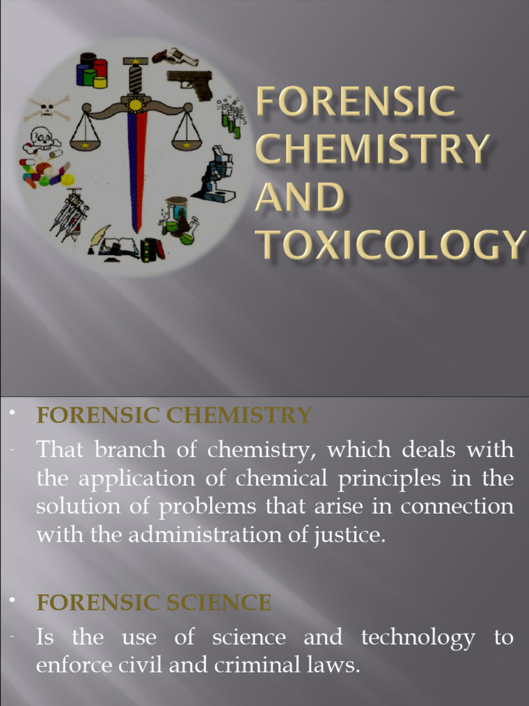 Forensic Chemistry and Toxicology FINAL | PDF | Hair | Semen