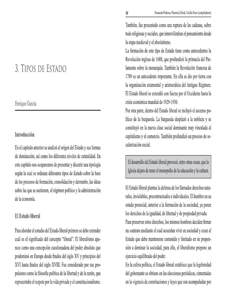 Tipos de Estado | PDF