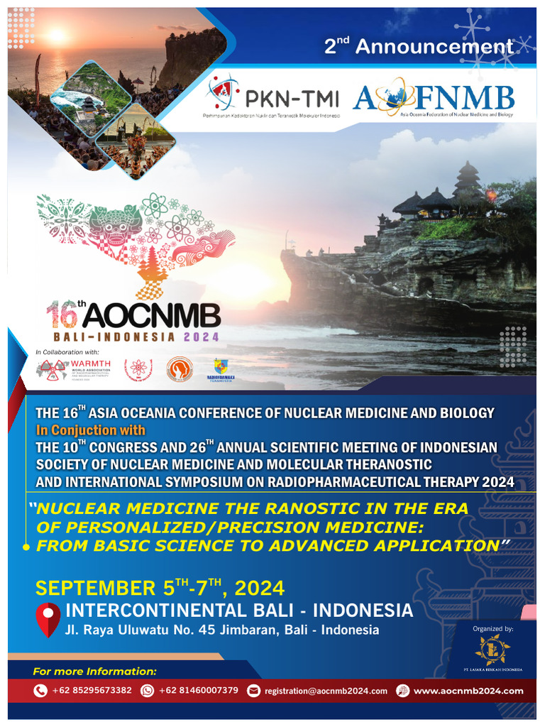 AOCNMB 2024 - 2nd Announcement Indonesian | PDF | International Atomic Energy Agency