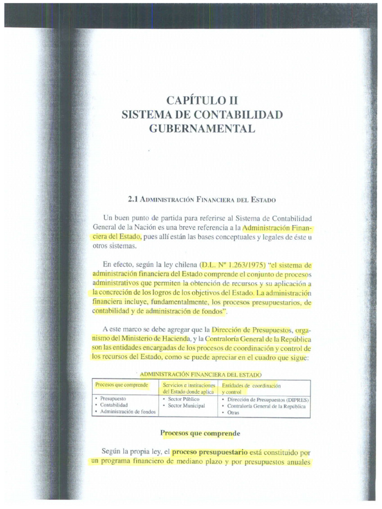 Sistema Contabilidad Gubernamental | PDF