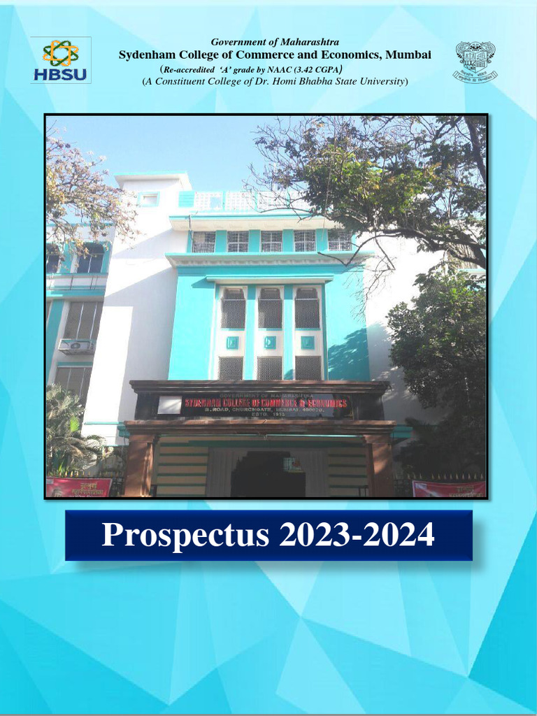 Sydenham College Prospectus 2023-2024 | PDF | University And College ...