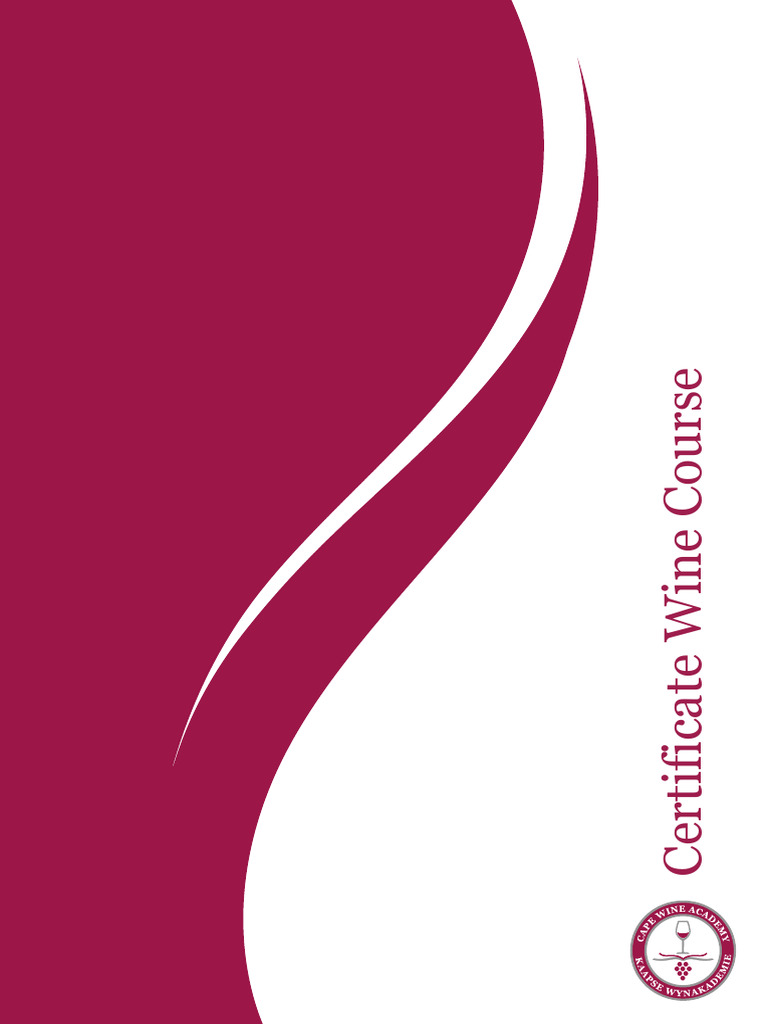 2024 - Certificate Wine Course Information Pack Semester 1 2024 | PDF | Wine | Wine Tasting