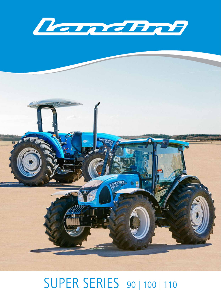 Landini Super Series 90 100 110 SpecSheet 2018 | PDF | Engines ...