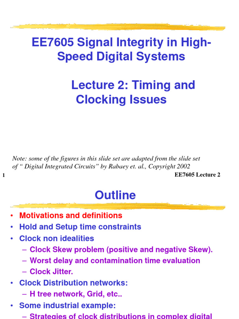 Lec2 Timing Up | PDF | Computer Engineering | Digital Electronics