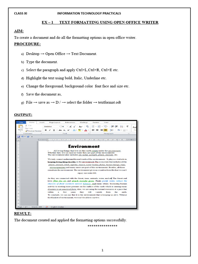 Class 11 It Record Programs | PDF | Spreadsheet | Paragraph