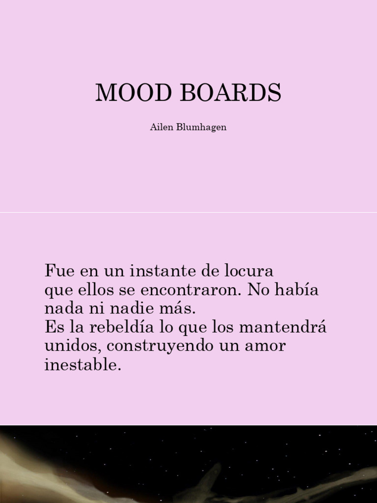 Mood Boards Ailen Blumhagen | PDF | Novela negra, policíaca y suspenso | Ficción general