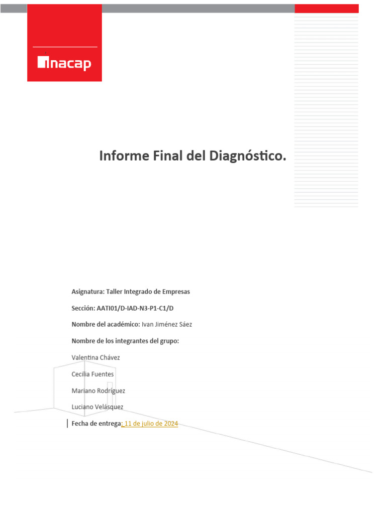 Informe 3 Taller Integrado | PDF | Business | Contabilidad