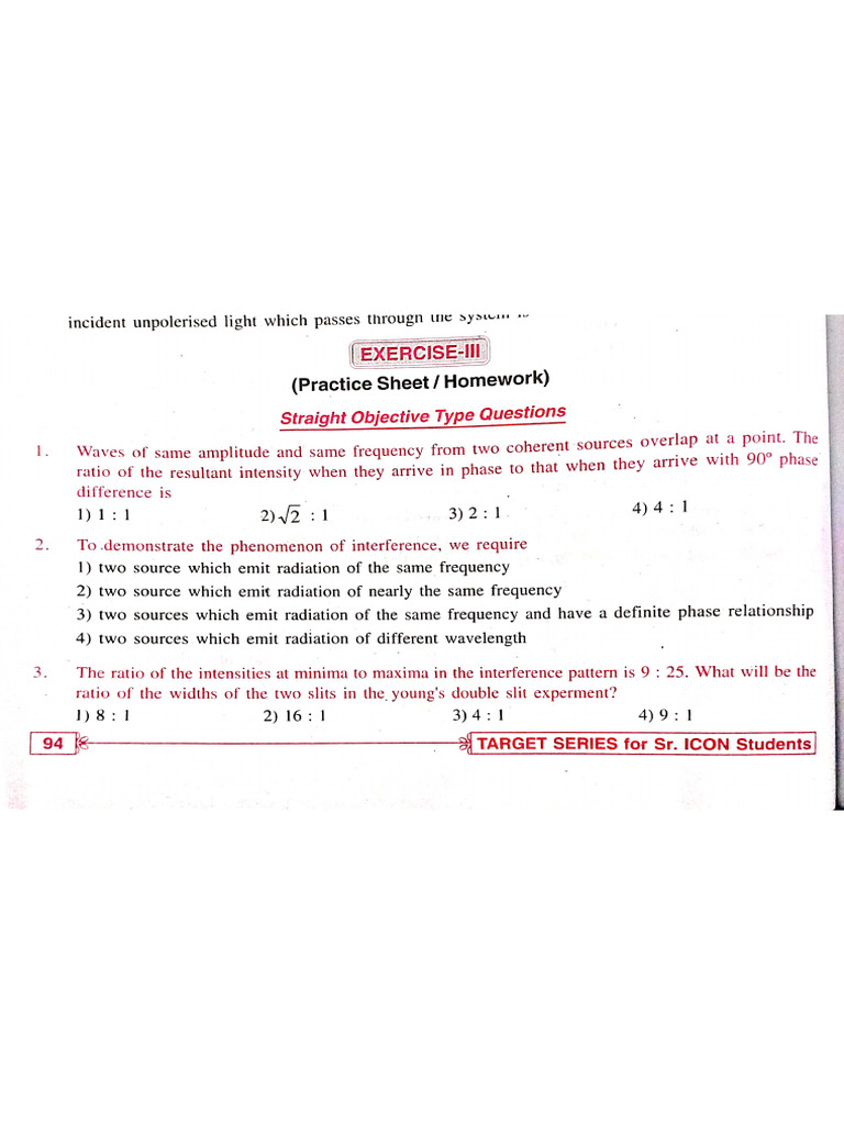 Ydse - HW - e - III, 1 To 14 | PDF