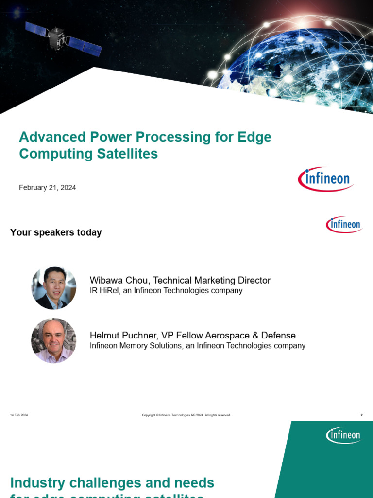 MAE Infineon HiRel Edge Computing 2024 02 SLIDE HANDOUT | PDF | Mosfet | Field Effect Transistor
