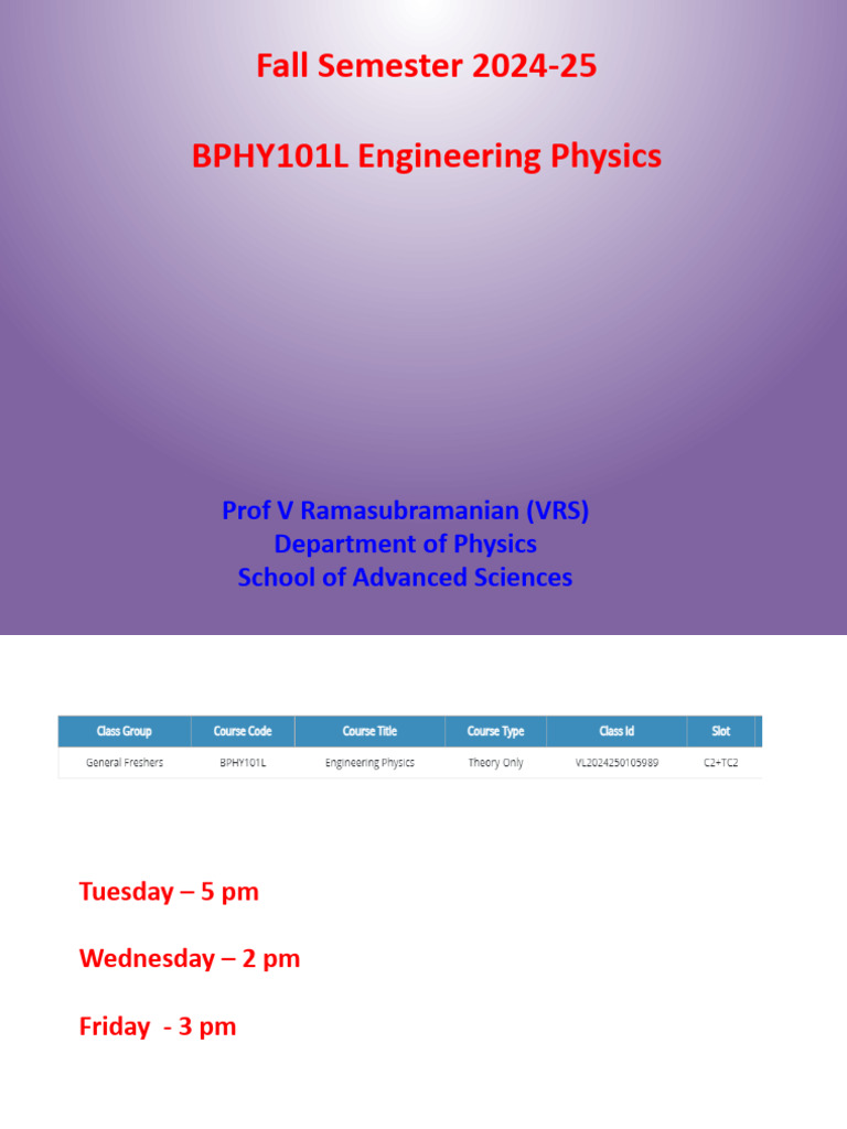FALLSEM2024-25 BPHY101L TH VL2024250105989 2024-07-30 Reference ...