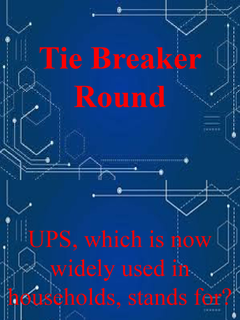 Tie Breaker Round Grade 8 | PDF