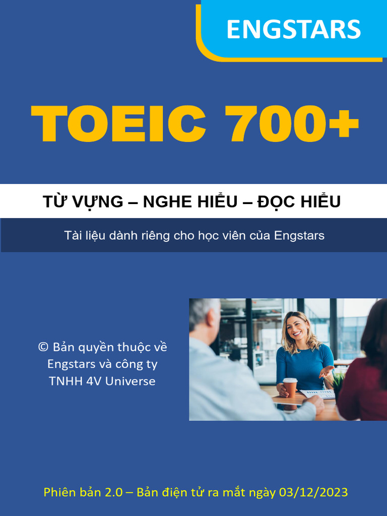 Student Book - Toeic 700. FSR-LPF | PDF