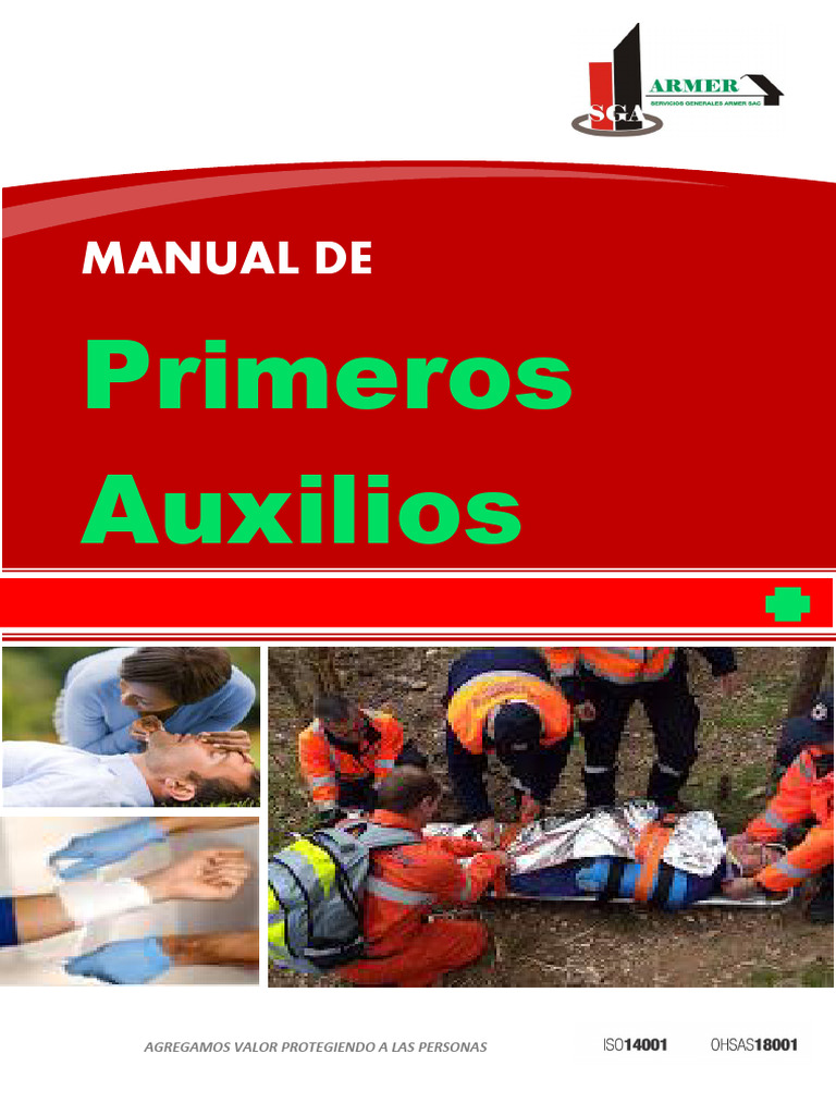 Manual de Primeros Auxilios - Rev 00 | PDF | Quemar | Reanimación cardiopulmonar