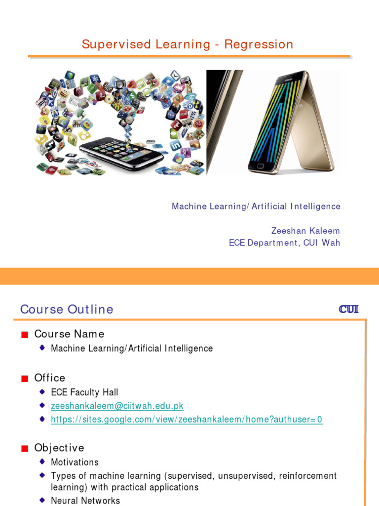 Supervised Learning - Regression - Public - BS AI | PDF | Machine Learning | Regression Analysis