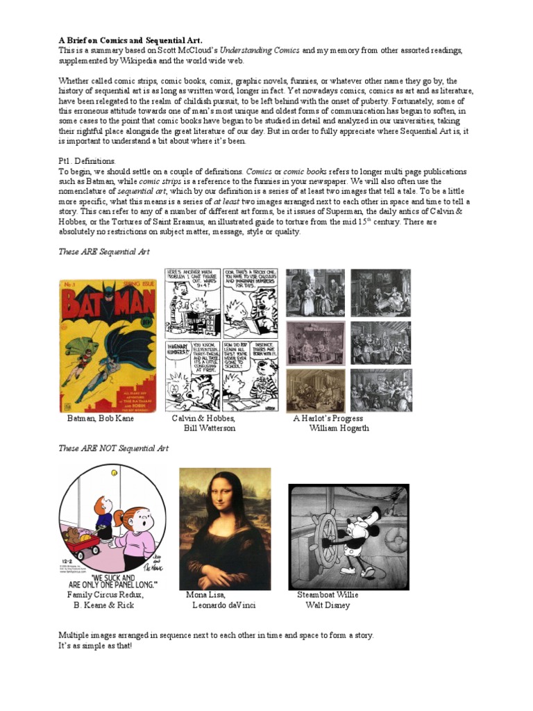 A Brief History of Comics | PDF | Comic Book | Comics