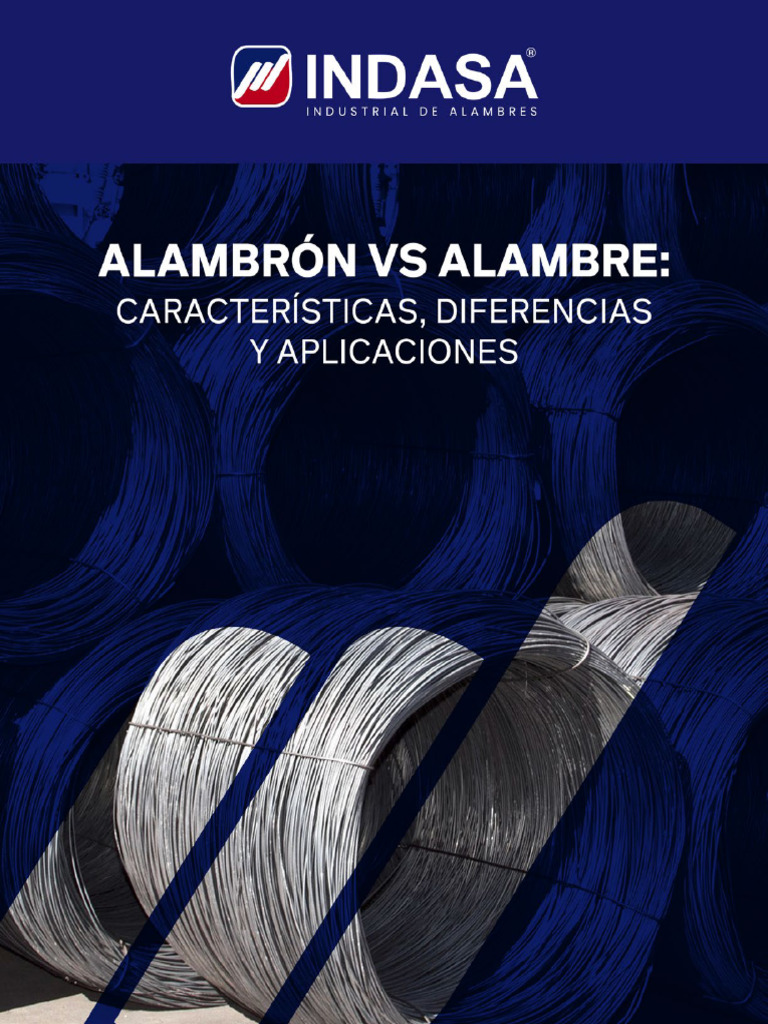 Ebook Alambron Vs Alambre | PDF | Acero | Cable