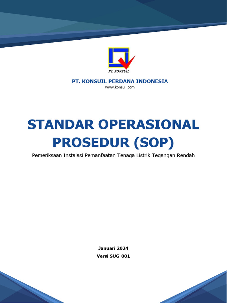 SOP PT KONSUIL 2024 | PDF