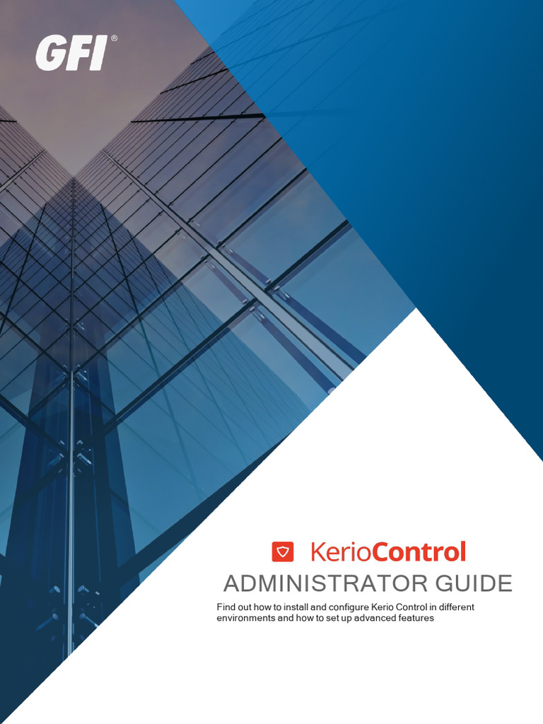 Kerio Control Adminguide | PDF | Computer Network | Virtual Private Network