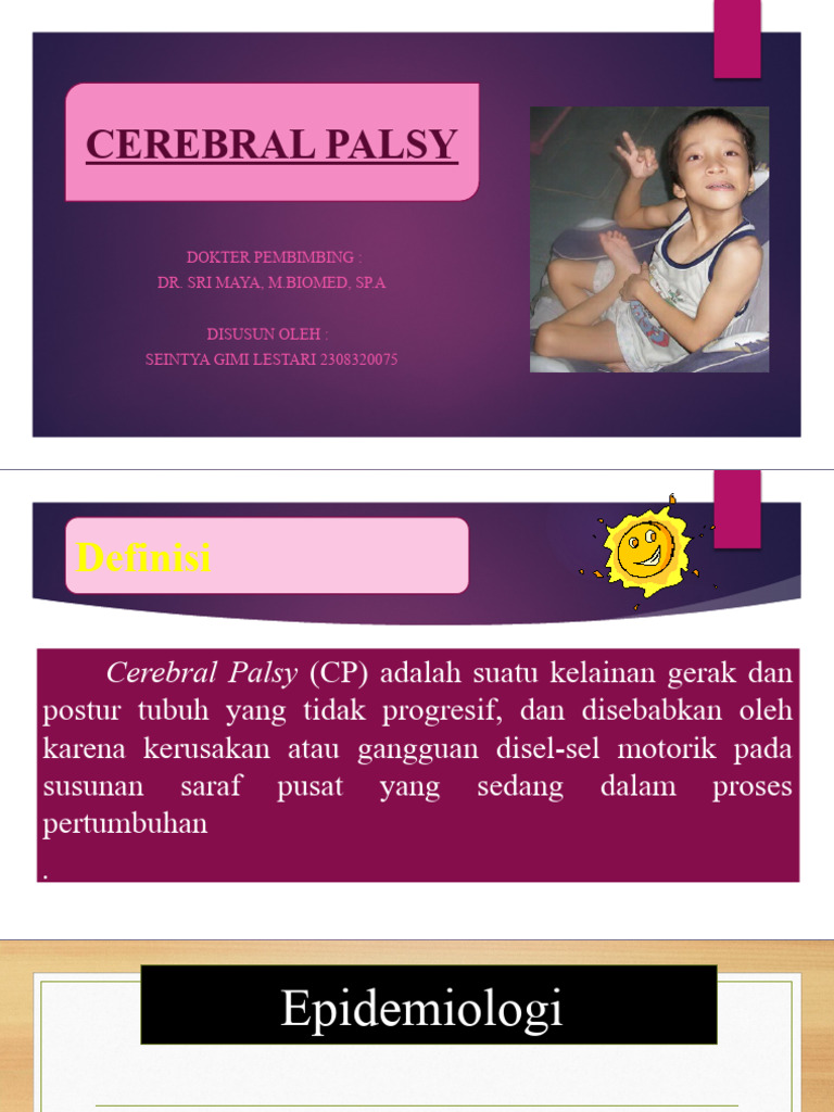 Cerebral Palsy Fix | PDF | Kesehatan Holistik