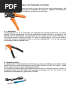 Lista de 25 Herramientas Esenciales para Electricistas | PDF | Conector eléctrico | Aislador ...